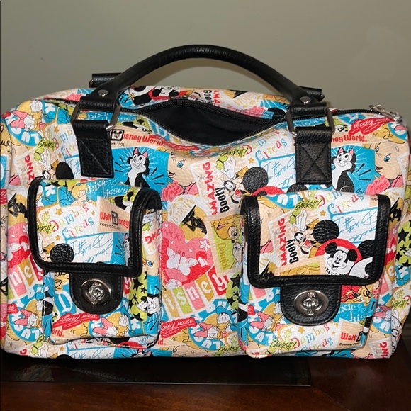 Disney | Bags | Walt Disney Characters Cartoon Print Bag | Poshmark